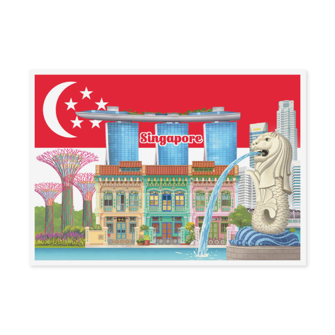 Singapore Series Postcard - From Singapore, With Love | Spectrum Store: Family Lifestyle Store