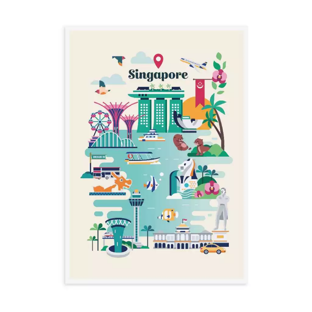 Singapore Series Postcard - The Rise of Singapore | Spectrum Store: Family Lifestyle Store