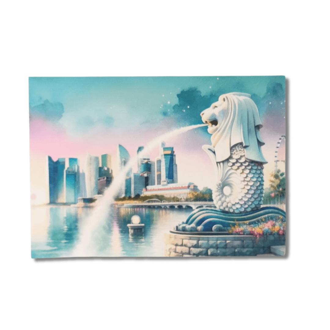 Singapore Postcard - Merlion Park | Spectrum Store: Family Lifestyle Store