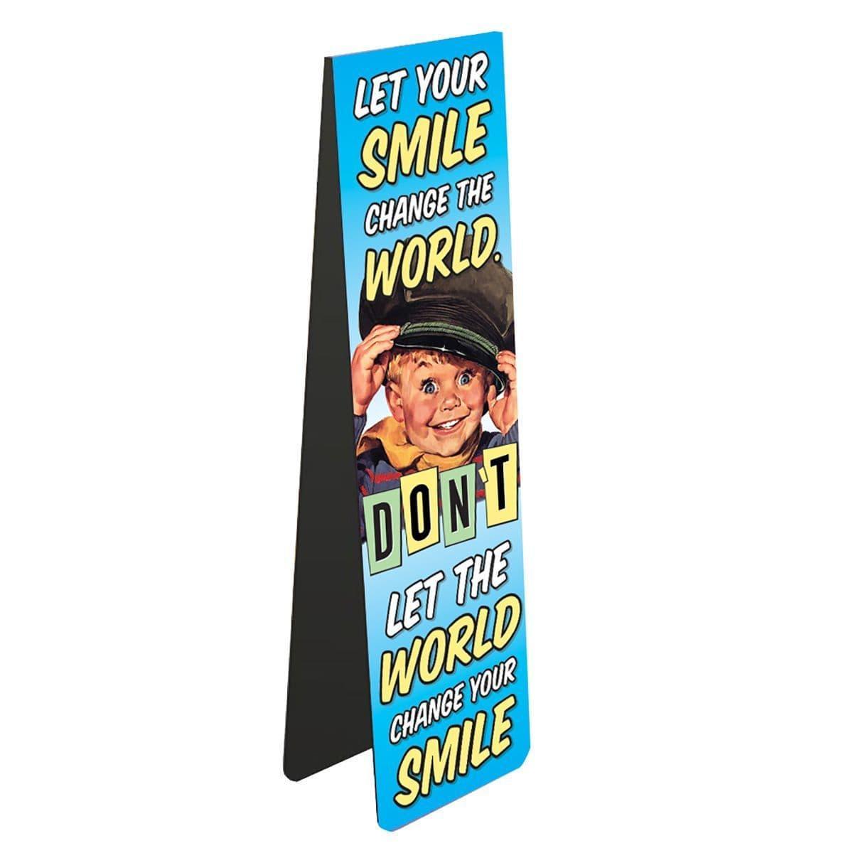 Magnetic Bookmark: Let your smile change the world. For Kids