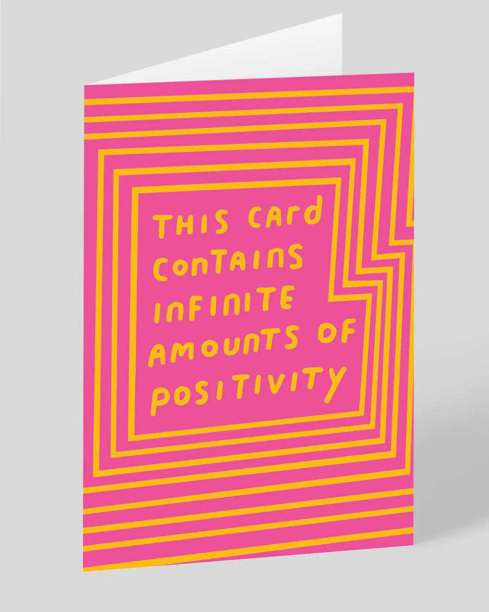 Infinite Positivity Greeting Card | Spectrum Store: Family Lifestyle Store