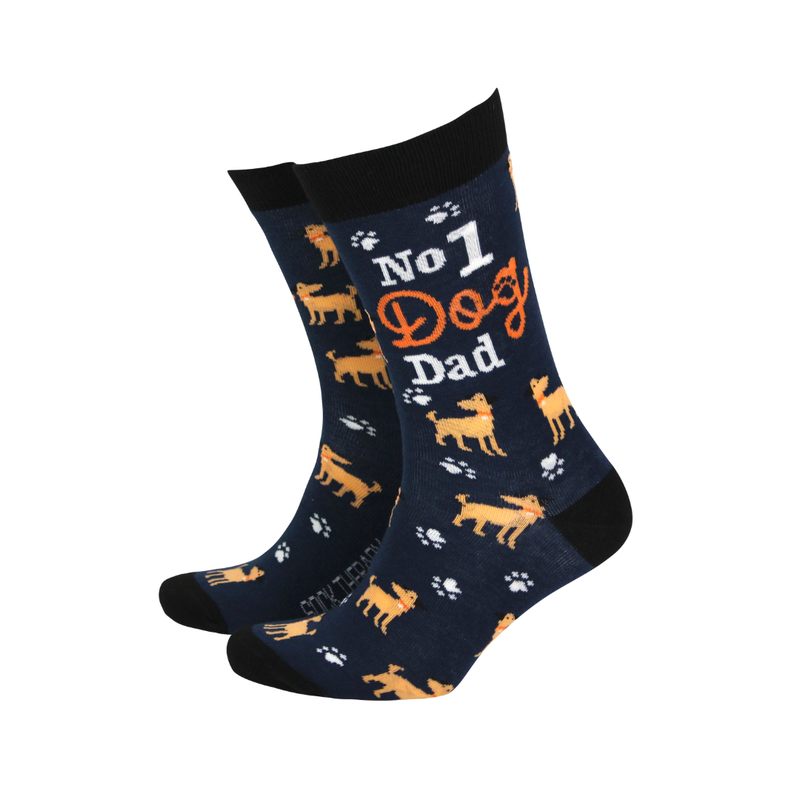 Bamboo Socks - No. 1 Dog Dad | Spectrum Store: Family Lifestyle Store