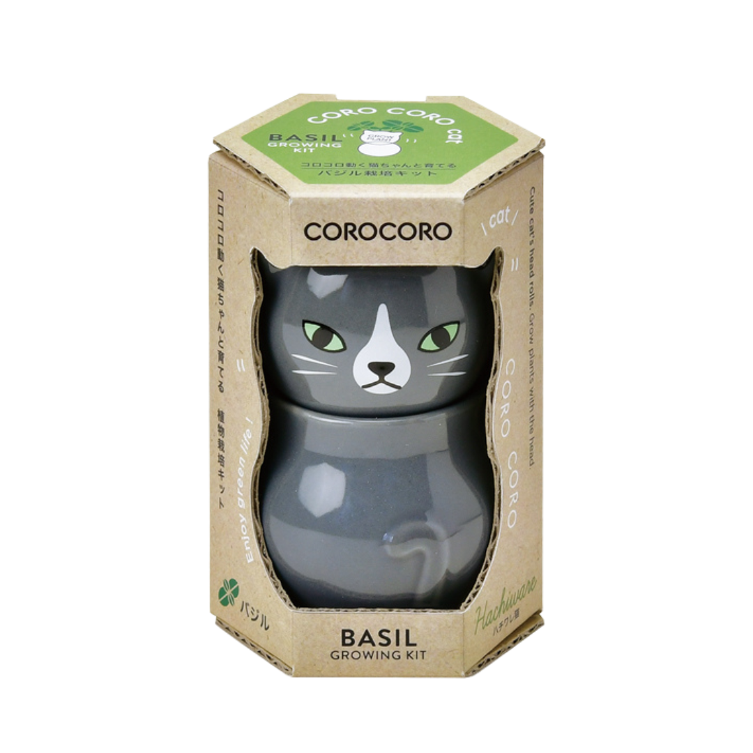 Corocoro Cat Growing Kit - Basil | Spectrum Store: Family Lifestyle Store