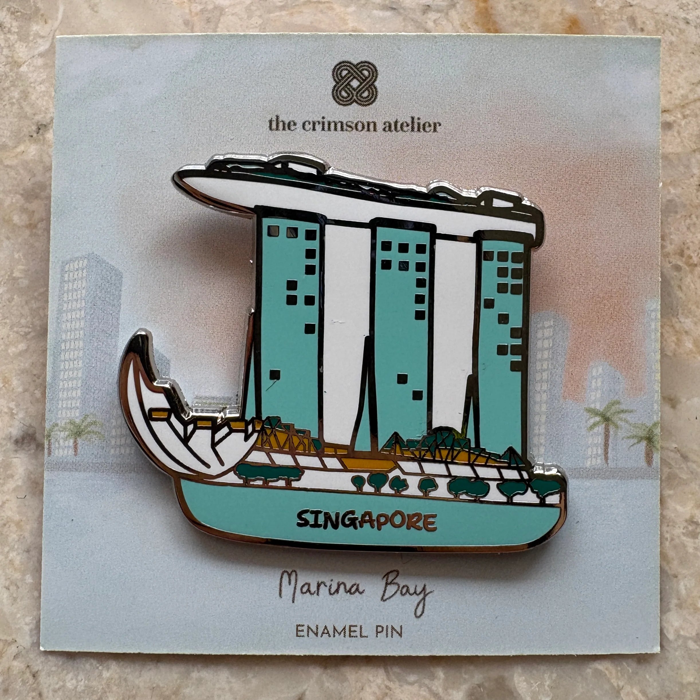 Enamel Pin - Marina Bay | Spectrum Store: Family Lifestyle Store