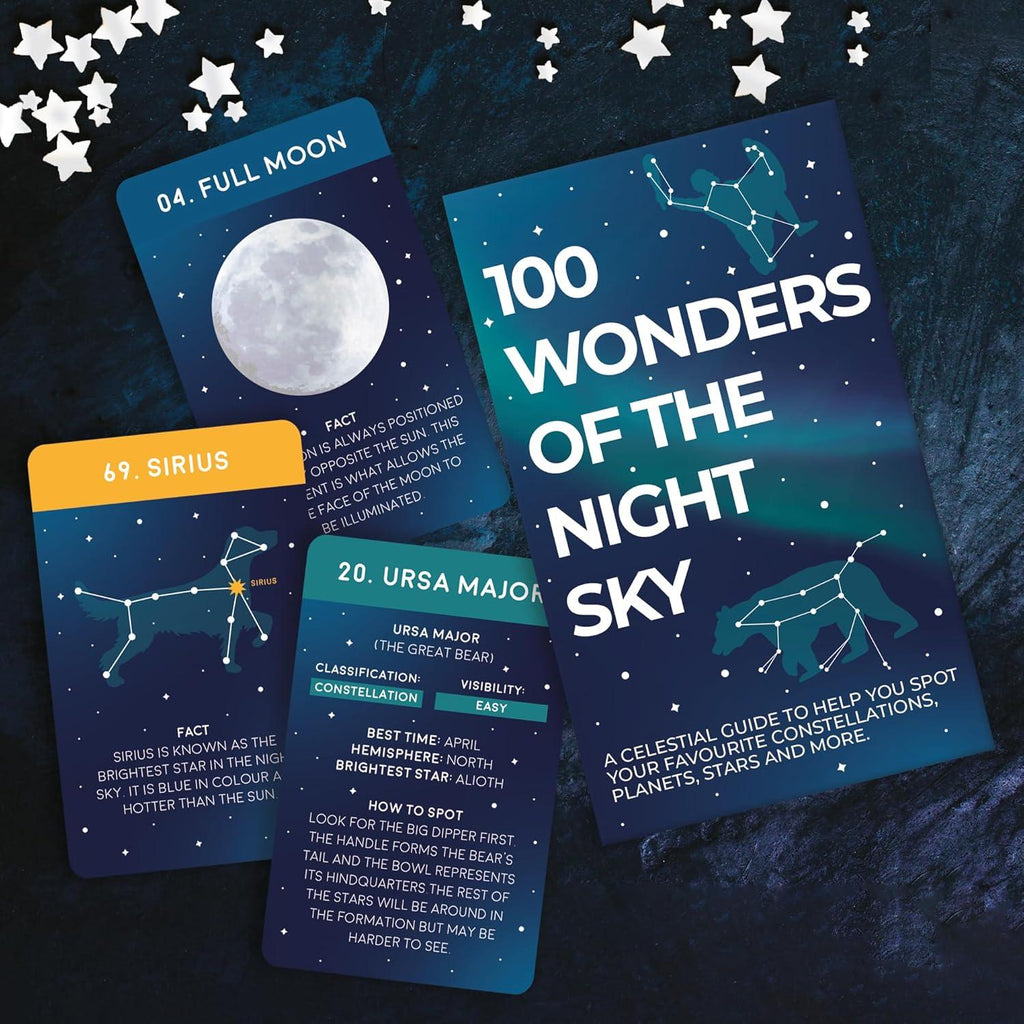 Card Pack - 100 Wonders of the Night Sky | Spectrum Store: Family ...