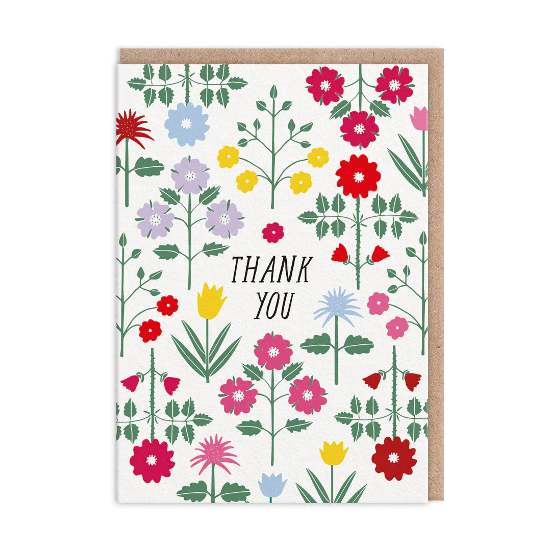 Floral Pattern Thank You Card | Spectrum Store: Family Lifestyle Store