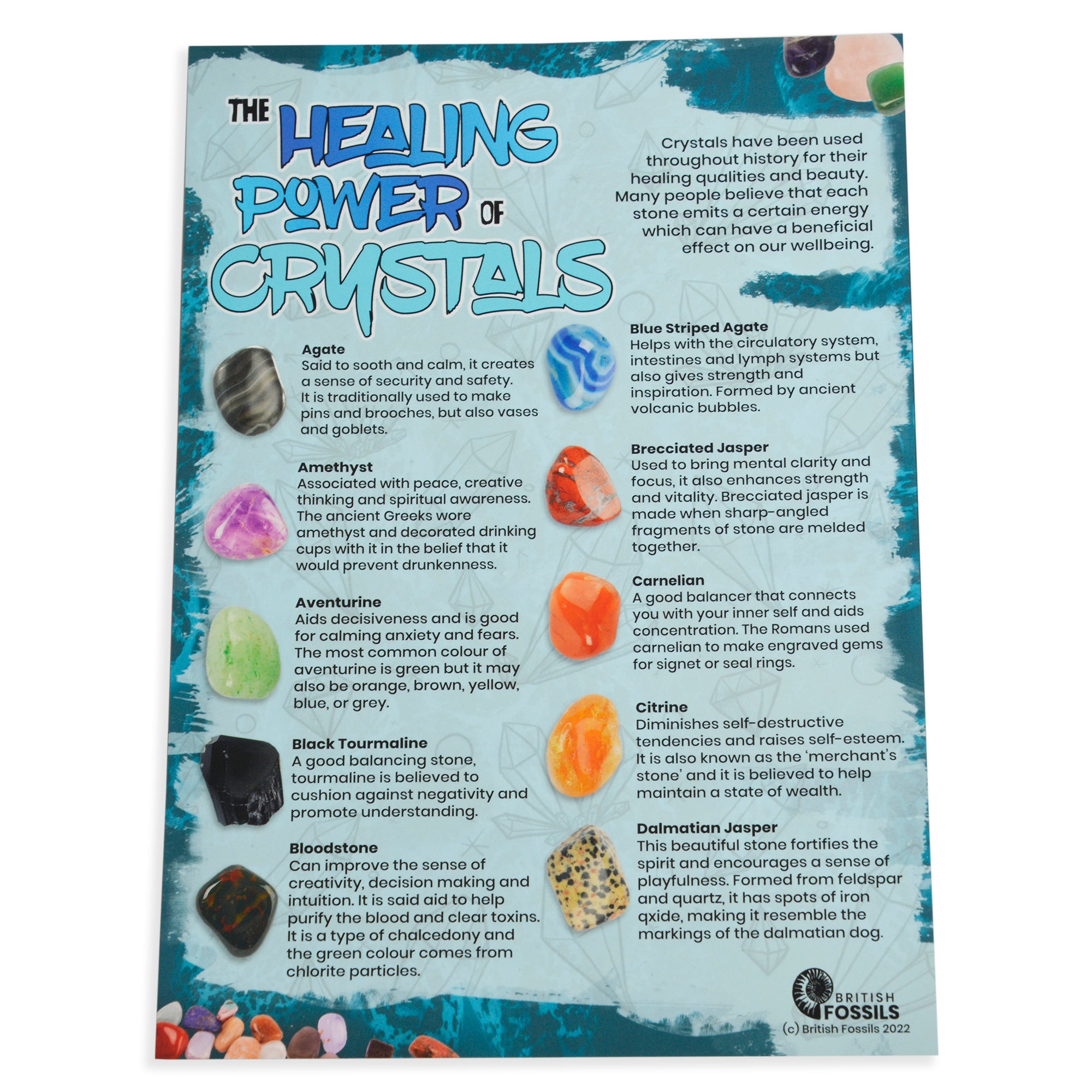 Info Sheet - Healing Power of Crystals | Spectrum Store: Family ...