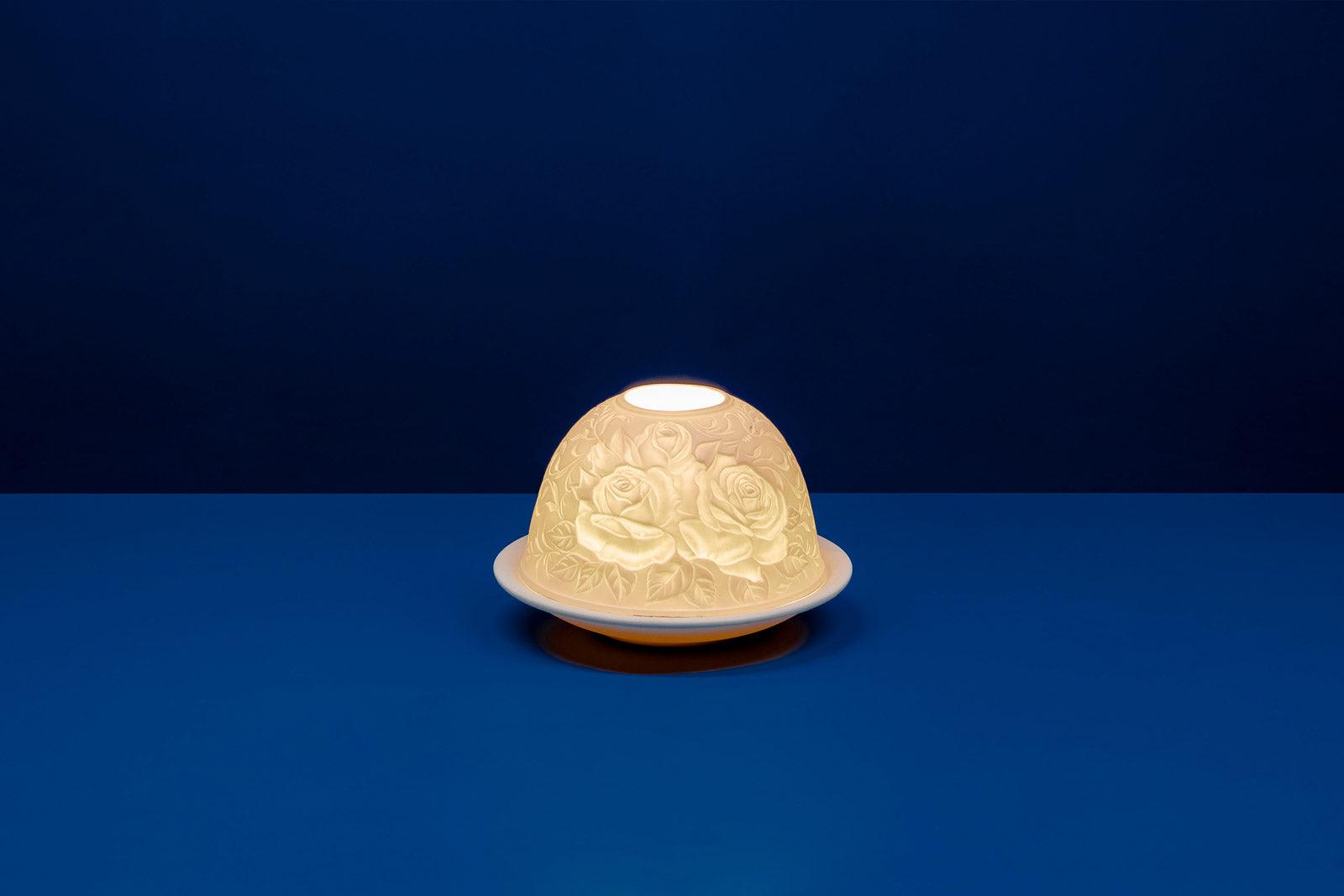 Lithophane Dome - Double Rose For Kids