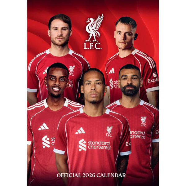2026 A3 Calendar - Liverpool FC | Spectrum Store: Family Lifestyle Store