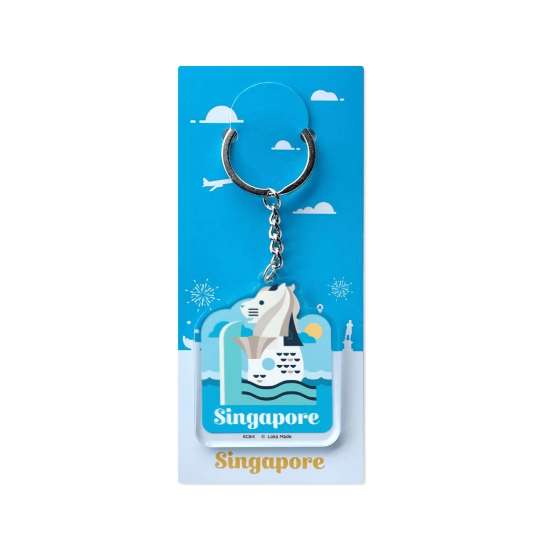 Singapore Keychain - The Majestic Merlion | Spectrum Store: Family ...