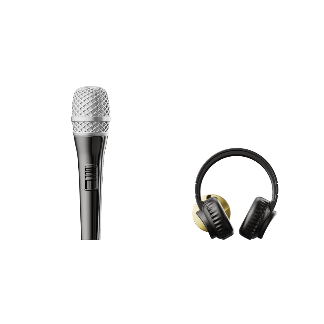 Pins Mic + Headphone | Spectrum Store: Family Lifestyle Store