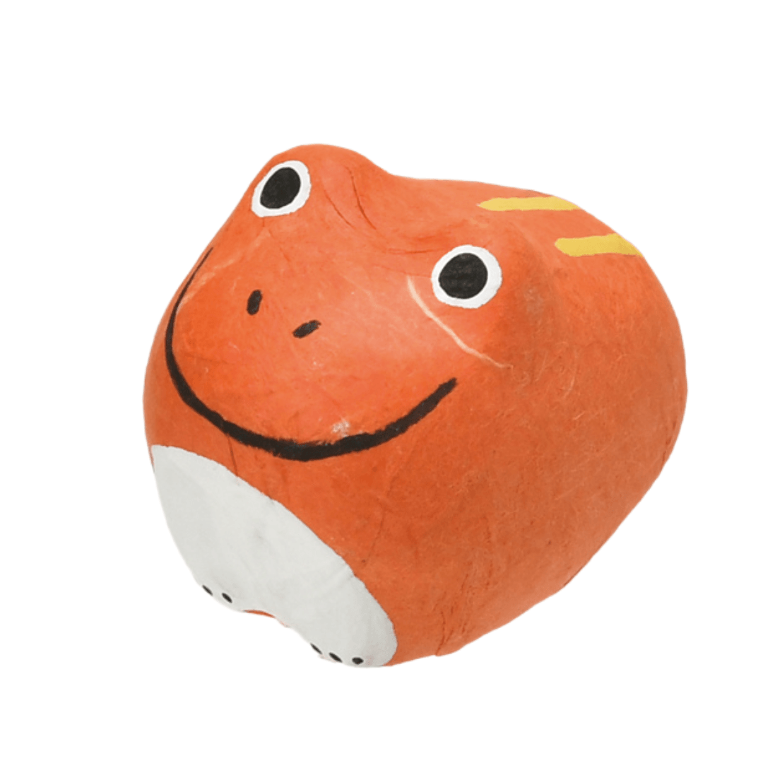 Fortune Frog Haiku Poem Plant - Orange For Kids