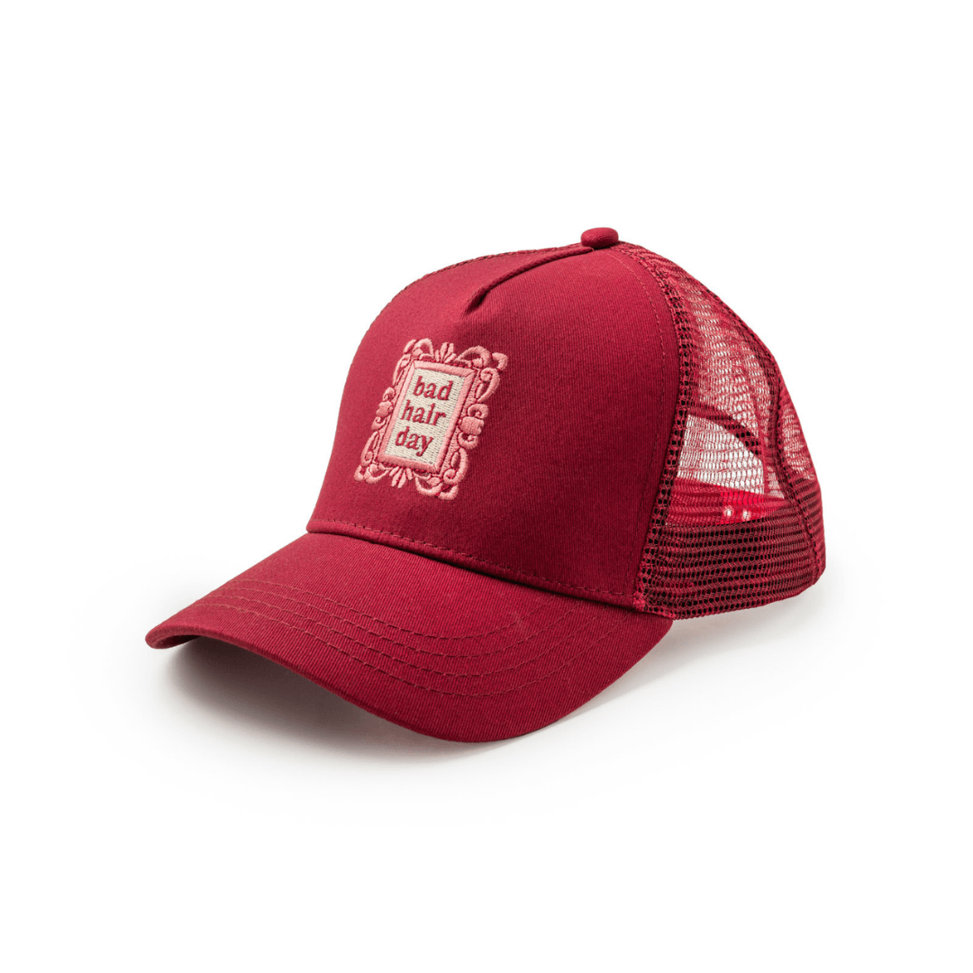 Trucker Hat - Bad Hair Day (Red) | Spectrum Store: Family Lifestyle Store