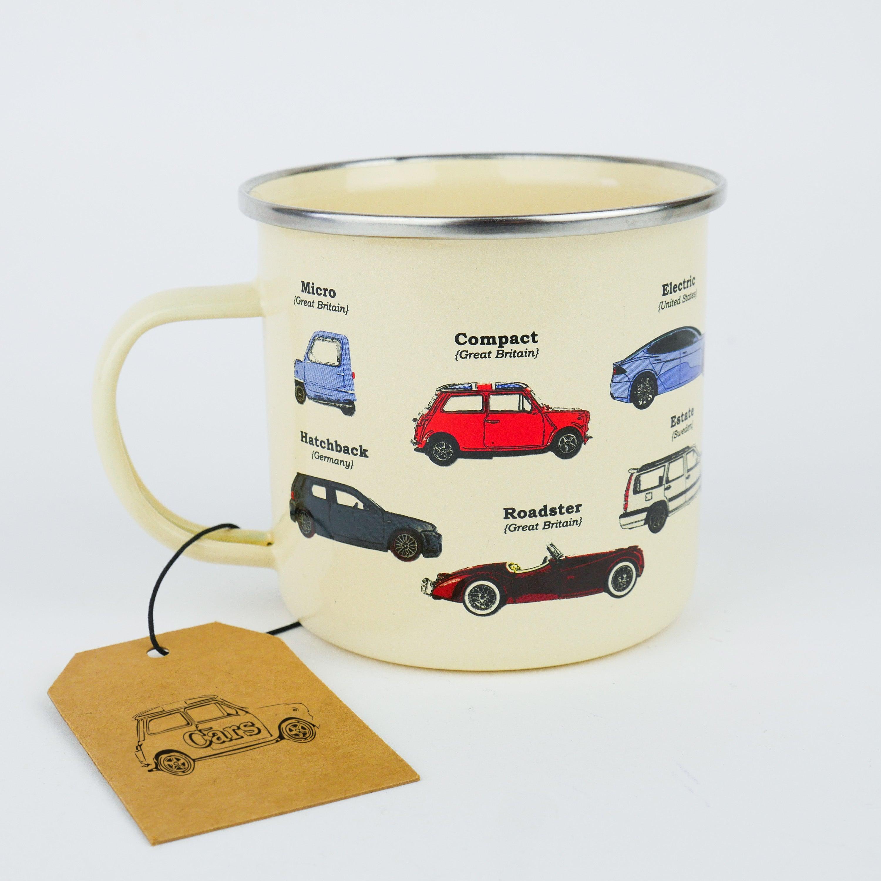 Enamel Mug: Cars For Kids