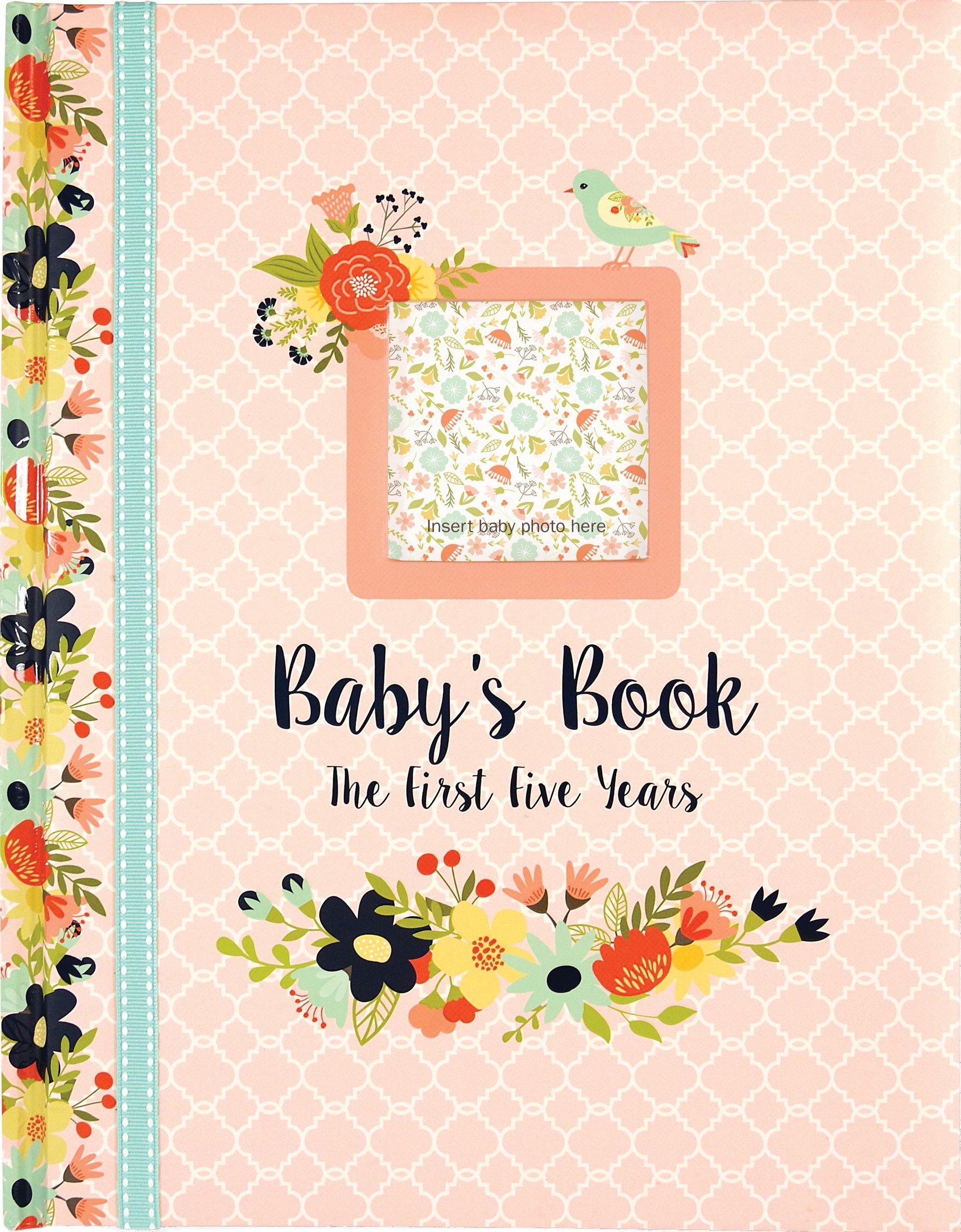 Baby's Book The First 5 Years - Floral For Kids