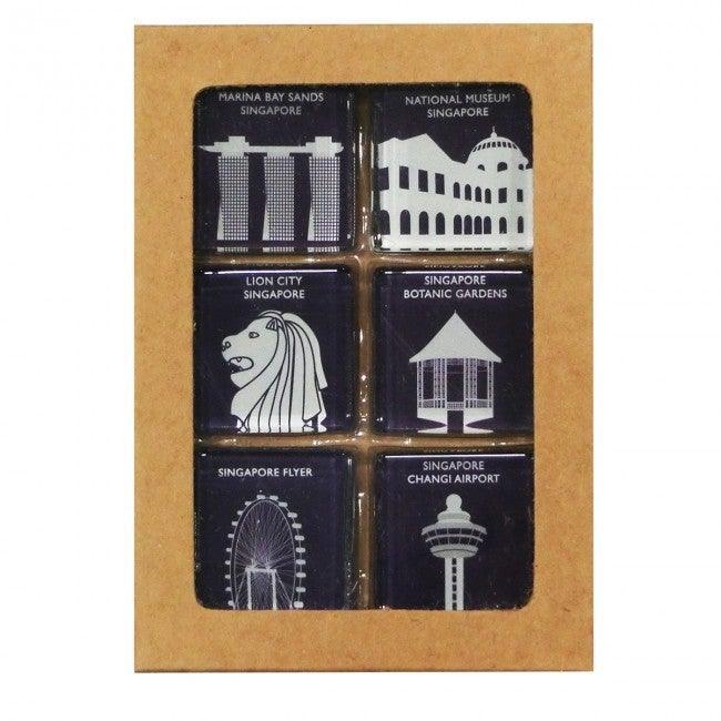 Glass Magnet Square Iconic Blue | Spectrum Store: Family Lifestyle Store