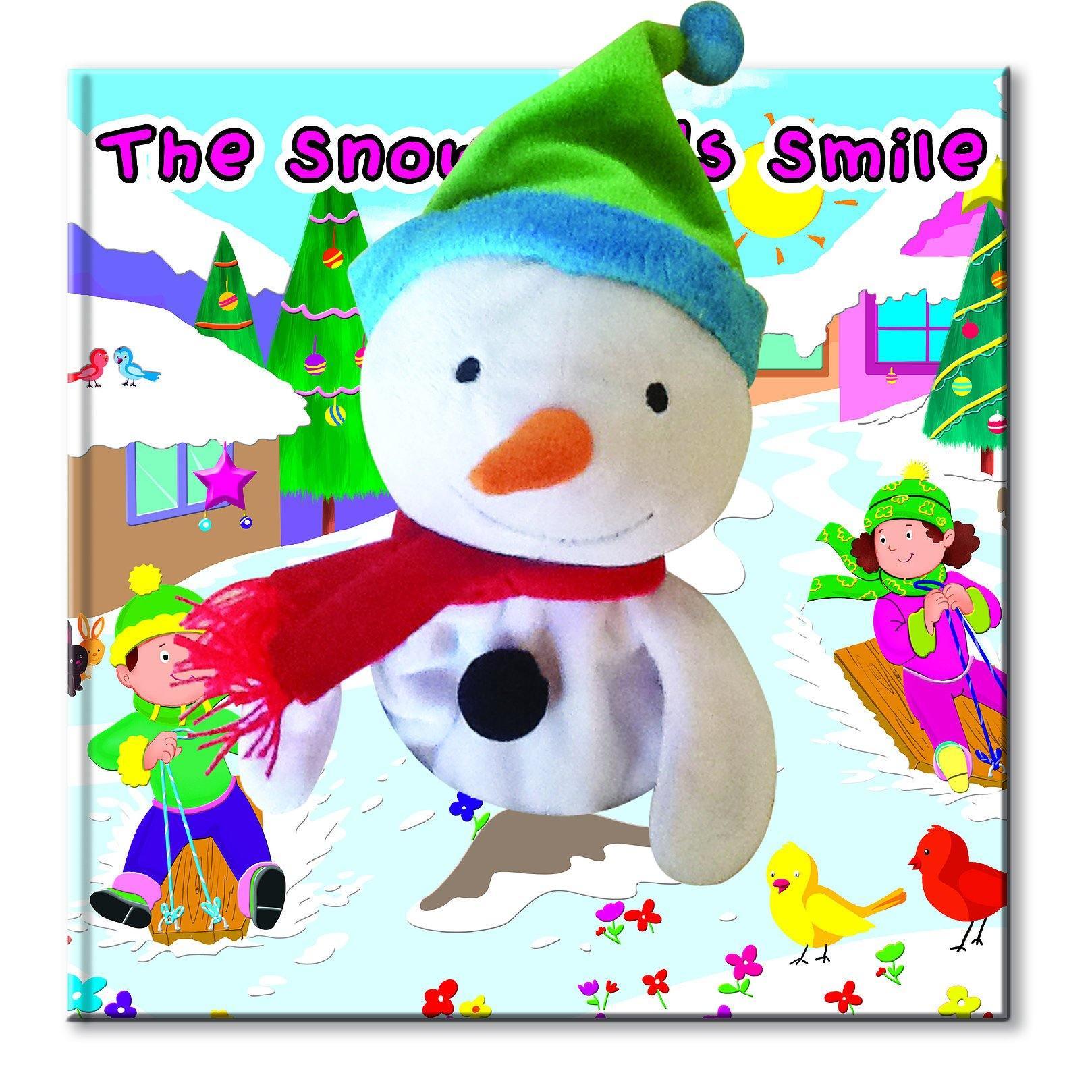 Large Hand Puppet Book - The Snowman's Smile For Kids