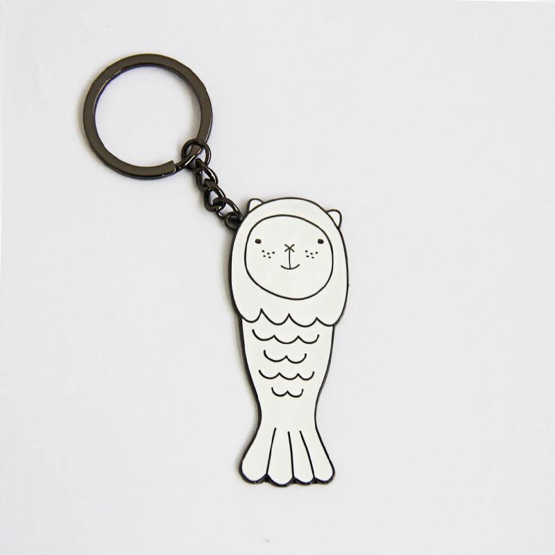 Merlion Metal Keychains For Kids