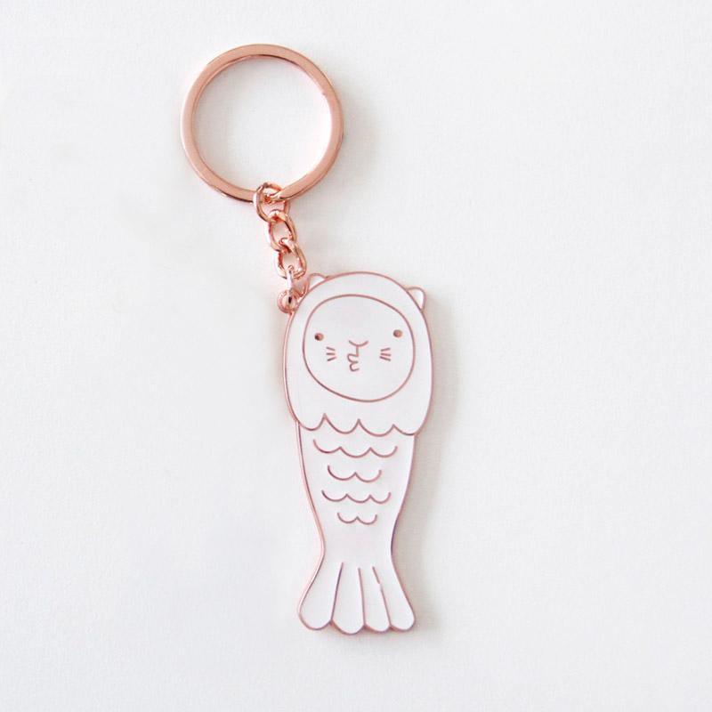 Merlion Metal Keychains For Kids
