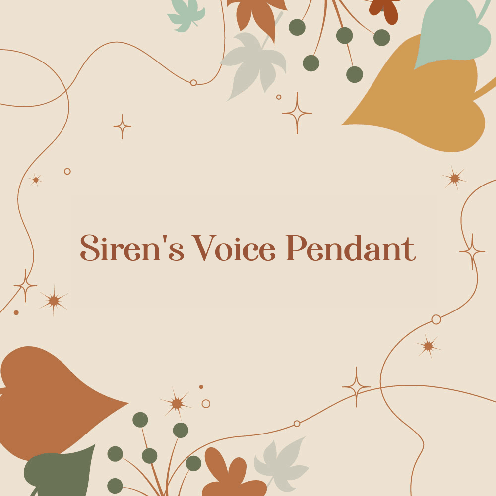 Raven's Indigo: Siren’s Voice Pendant | Spectrum Store: Family ...